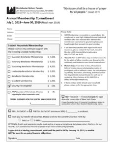 One Adult Household documents | Westchester Reform TempleWestchester ...